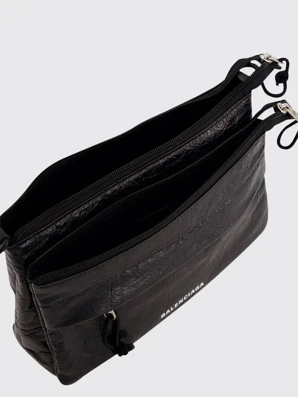 Balenciaga Explorer Arena Lambskin Messenger Bag With Adjustable Strap