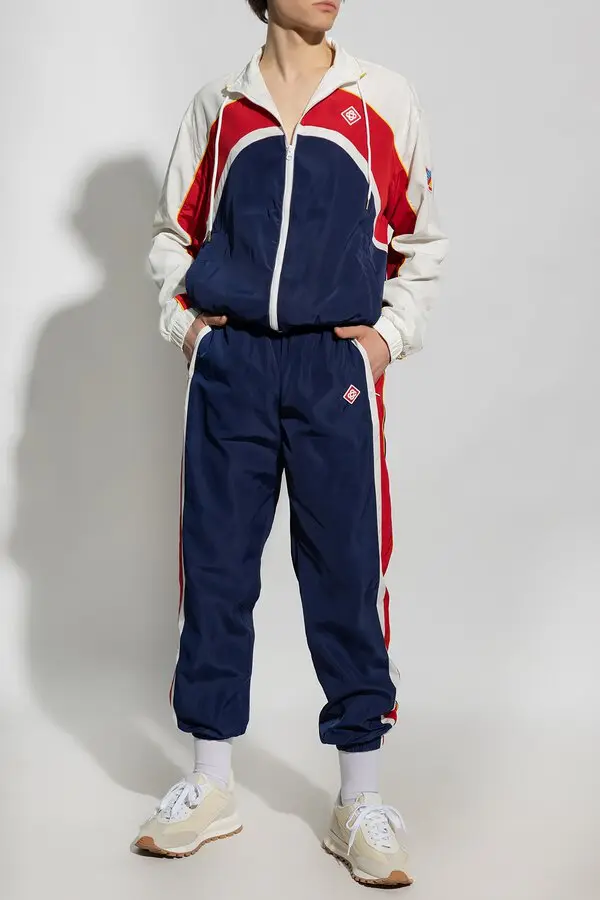 Casablanca Arch Panelled Zipped Track Jacket