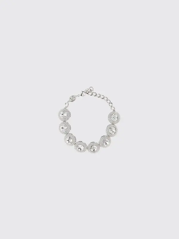 SWAROVSKI Una Angelic Adjustable Bracelet In Rhodium-plated Metal With Crystals - Transparent