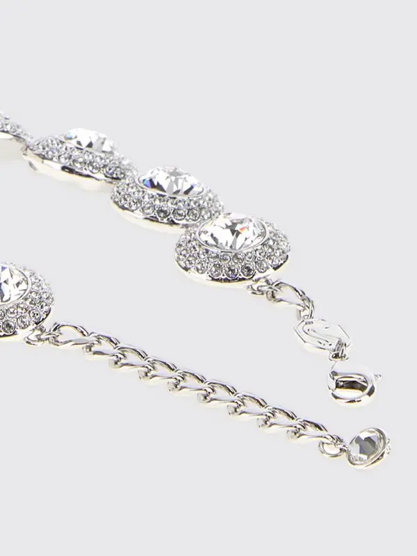 SWAROVSKI Una Angelic Adjustable Bracelet In Rhodium-plated Metal With Crystals