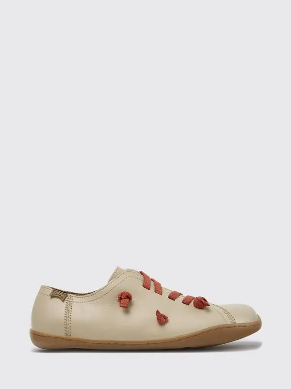 Camper Twins Leather Slip-on Sneakers With Elasticated Laces