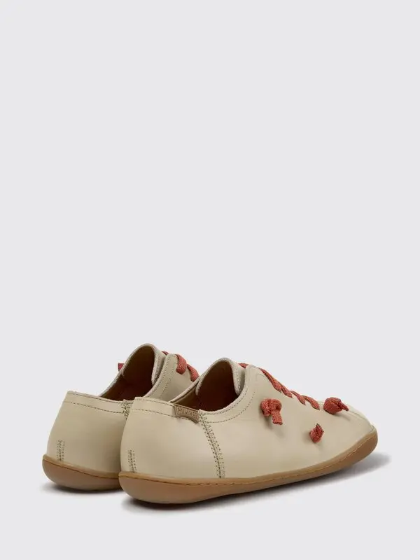 Camper Twins Leather Slip-on Sneakers With Elasticated Laces