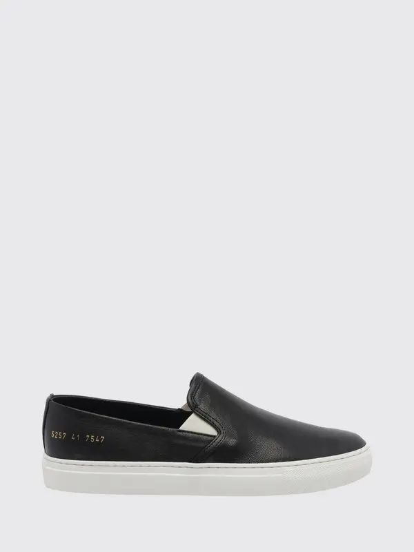 COMMON PROJECTS Smooth Leather Slip-on Sneakers With Elasticated Inserts