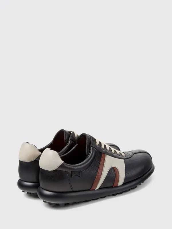 Camper Pelotas Low-top Sneakers In Calf Leather With Contrast Logo