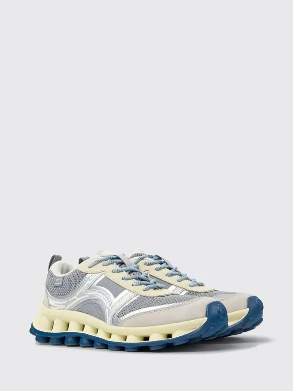 Camper Pelotissima Two-tone Trainers In Nubuck And Recycled Pet With Extralight® Sole