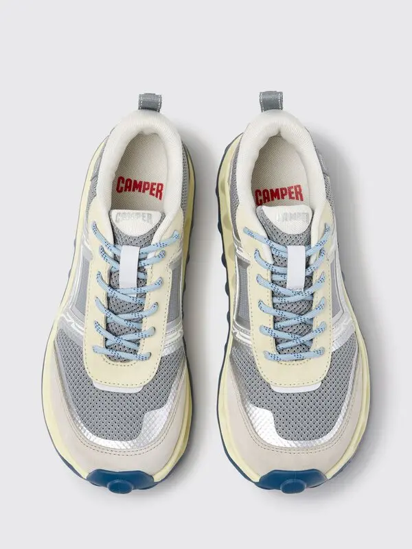 Camper Pelotissima Two-tone Trainers In Nubuck And Recycled Pet With Extralight® Sole