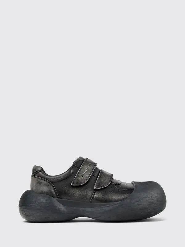 Camper Caramba Low-top Sneakers In Leather With Hook-and-loop Closure - Multicolor