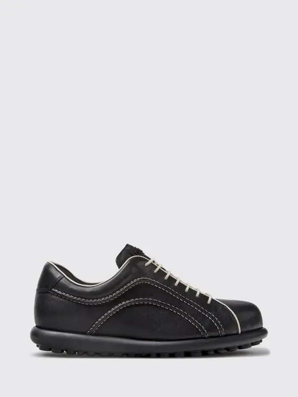 Camper Pelotas Low-top Sneakers In Smooth Leather With Contrast Stitching