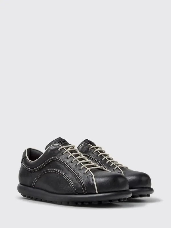 Camper Pelotas Low-top Sneakers In Smooth Leather With Contrast Stitching