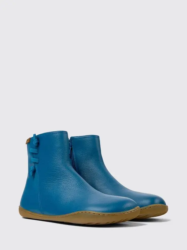 Camper Flat Ankle Boot - Blue
