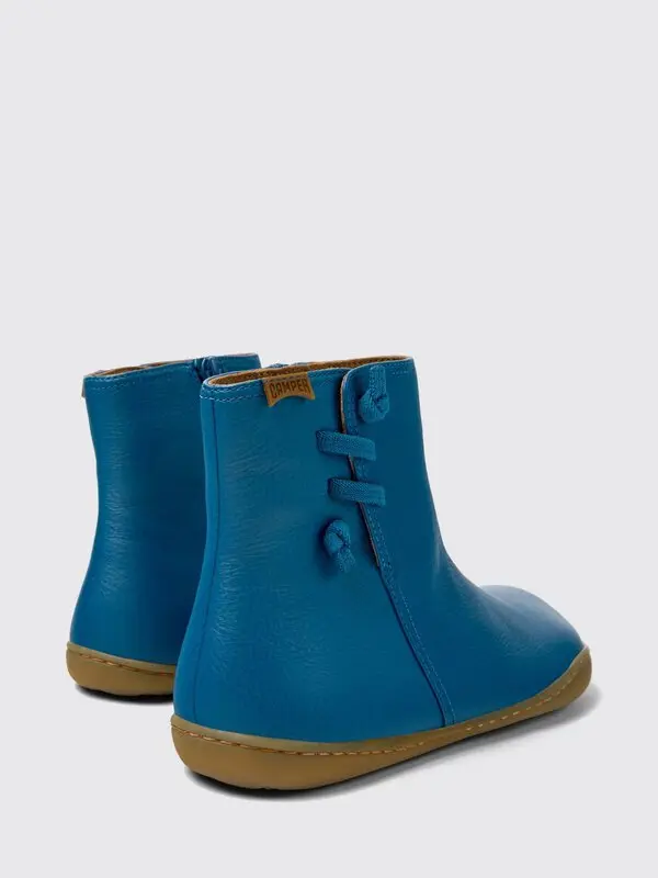 Camper Flat Ankle Boot - Blue