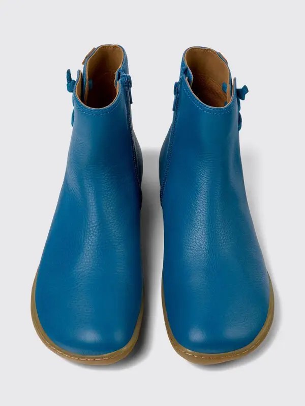 Camper Flat Ankle Boot - Blue