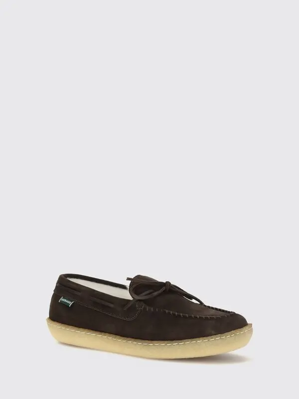SEBAGO Suede Calfskin Boat Shoes With Laces