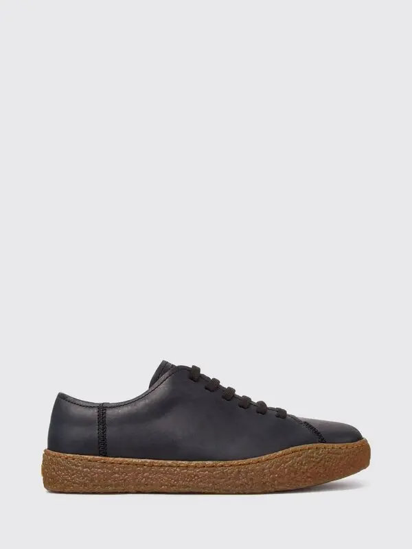 Camper Peu Terreno Low-top Sneakers In Nubuck Leather With Embossed Logo