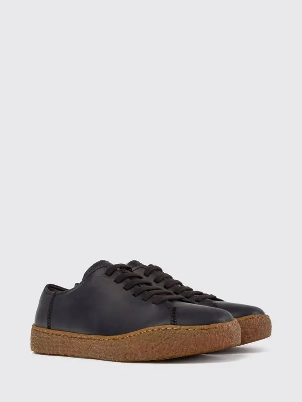 Camper Peu Terreno Low-top Sneakers In Nubuck Leather With Embossed Logo