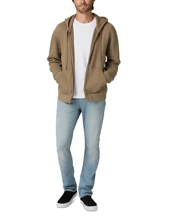 Paige Avon Full Zip Cotton Hooded Sweatshirt