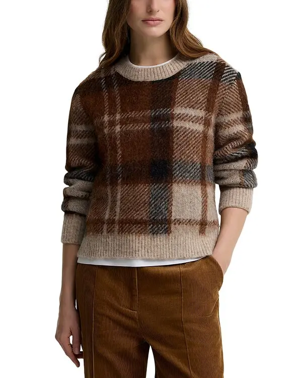 Barbour Glendyn Tartan Crewneck Sweater