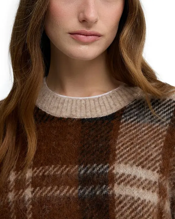 Barbour Glendyn Tartan Crewneck Sweater