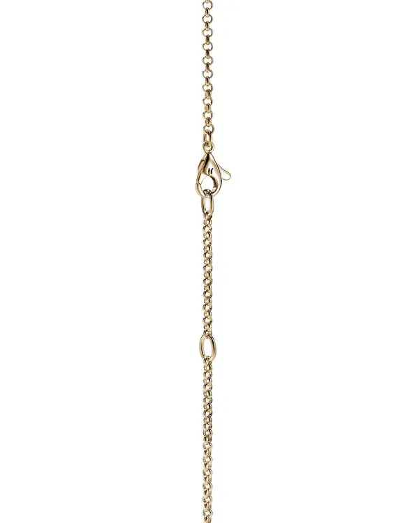 John Hardy 14k Yellow Jh Essentials Linked Circles Pendant Necklace