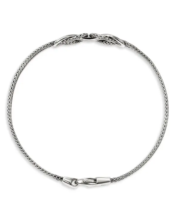 John Hardy Sterling Love Knot Infinity Woven Link Bracelet