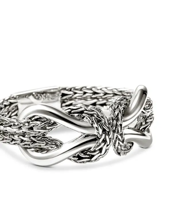 John Hardy Sterling Love Knot Infinite Ring