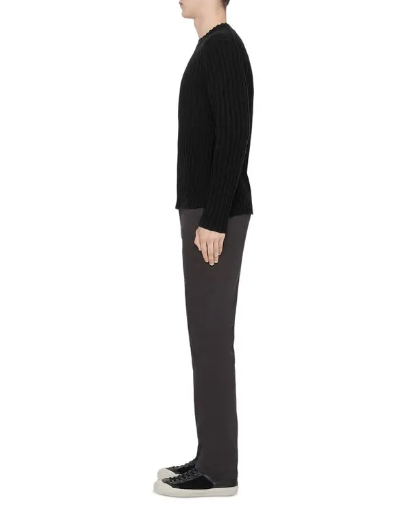 ALLSAINTS Tower Stretch Cotton Straight Leg Chinos - Anthracite