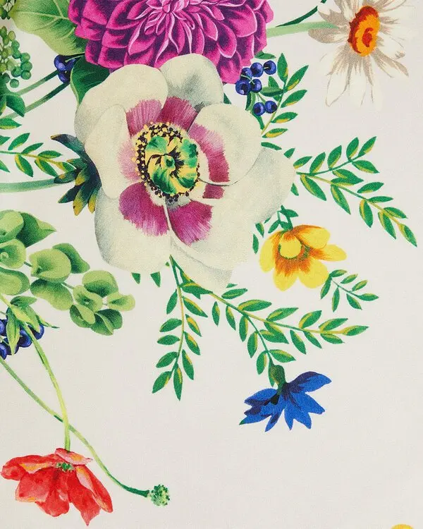 Max Mara Wkaonesto Floral Silk Scarf