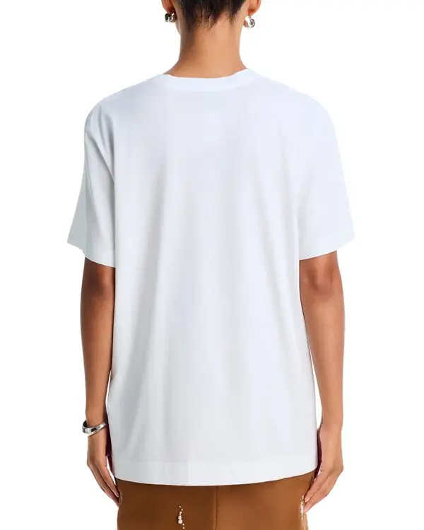 Simone Rocha Ribbon Rosette Print Tee