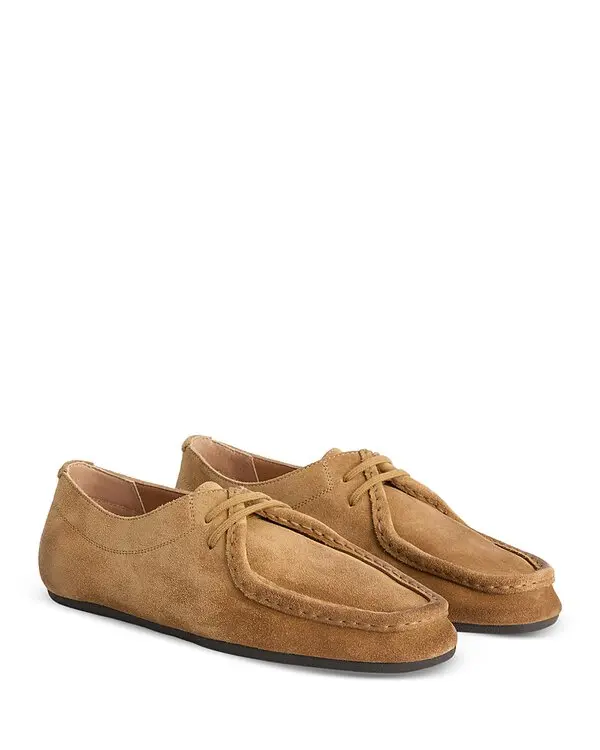 JIL SANDER Hood Lace Up Moc Toe Loafers