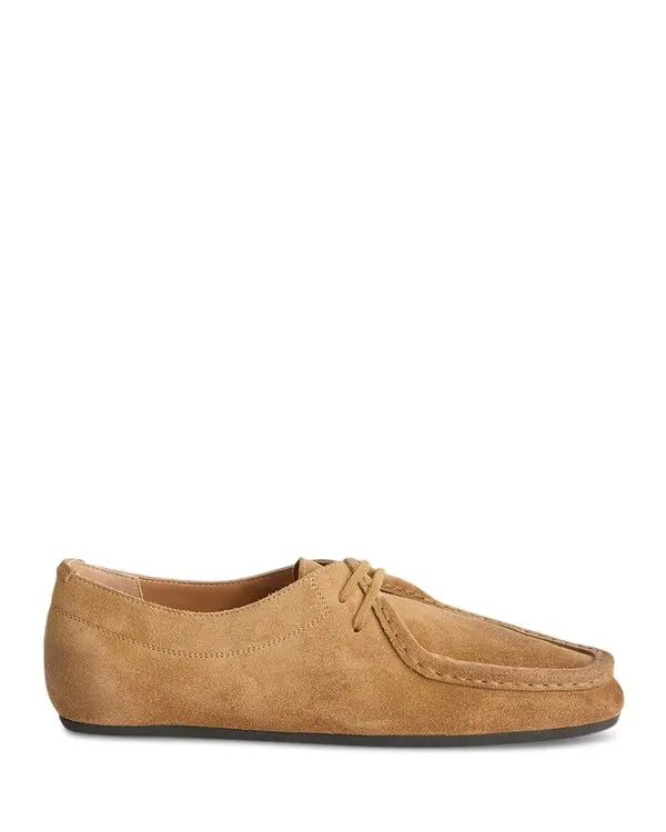 JIL SANDER Hood Lace Up Moc Toe Loafers