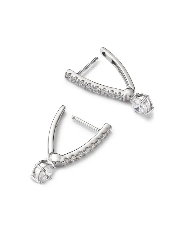 Bloomingdale'S Diamond Solitaire Drop Earrings In 14k Gold, 1.0 Tcw