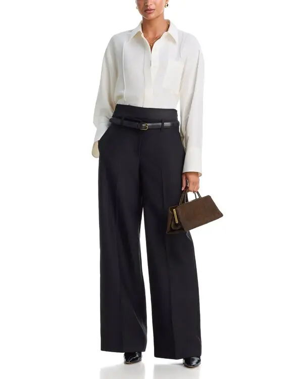 HEIRLOME Francis Silk Relaxed Shirt