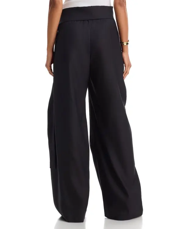 HEIRLOME Manuela Wool Blend Trousers - Black