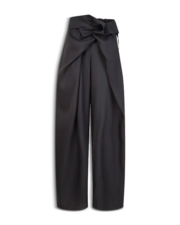 HEIRLOME Manuela Wool Blend Trousers - Black