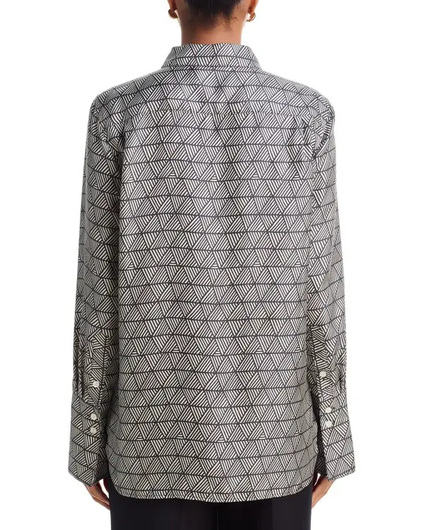 HEIRLOME X A Morales Rosie Silk Relaxed Shirt