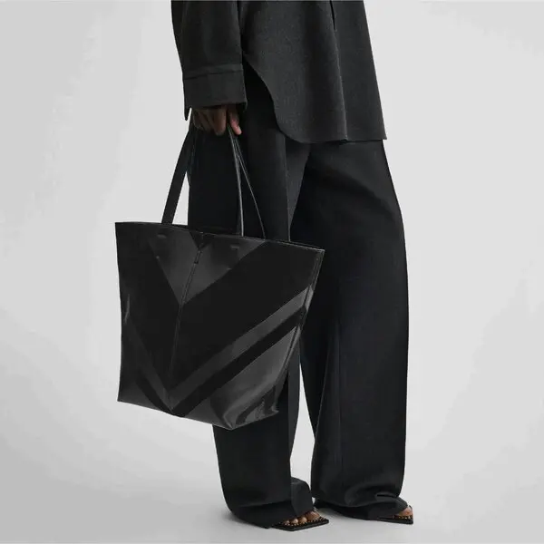 Phoebe Philo Logo Embossed Top Handle Bag