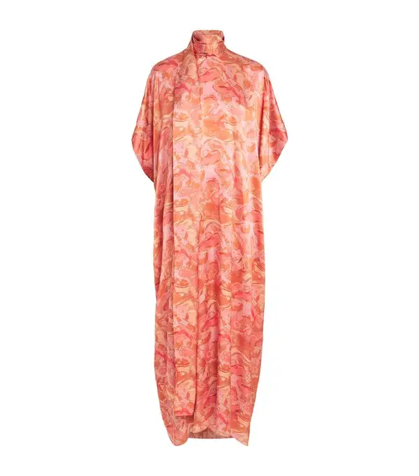 ROKSANDA Silk Floral Oshone Midi Dress