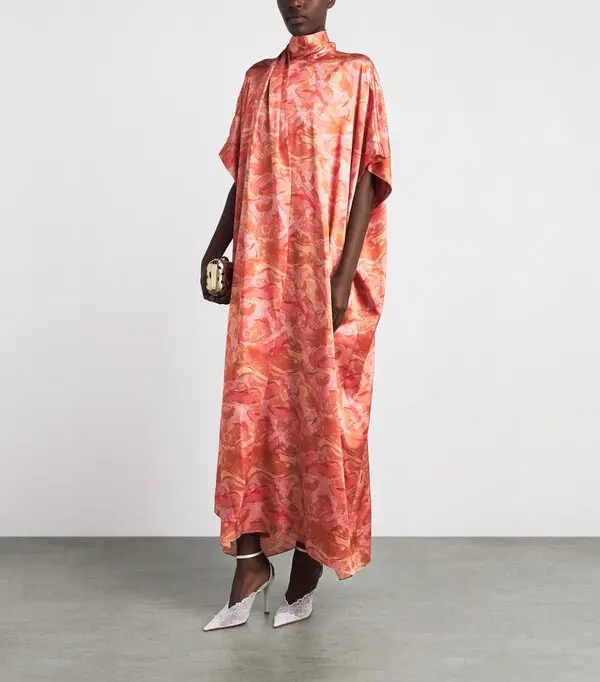 ROKSANDA Silk Floral Oshone Midi Dress