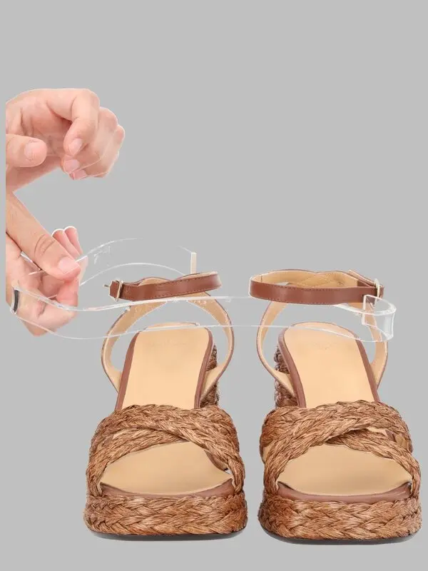 CastaÑer Leather-style Slip-on Sandals - Brown
