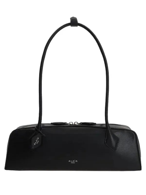 Alaïa Le Teckel Medium Bag In Goatskin - Black