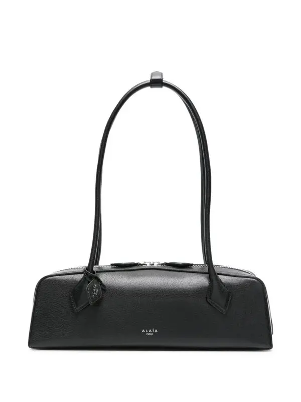 Alaïa Le Teckel Medium Bag In Goatskin - Noir