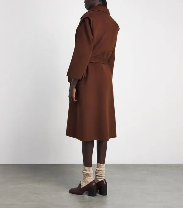 WOLK MORAIS Cashmere Hooded Paletot Jacket And Coat Set