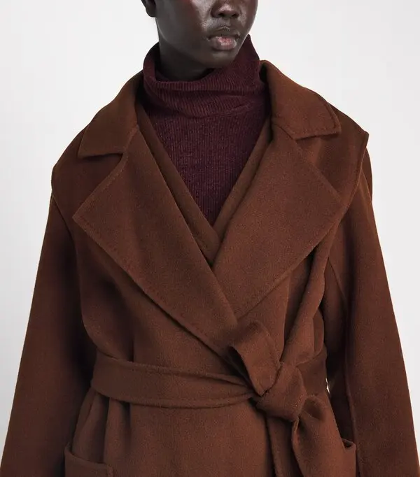 WOLK MORAIS Cashmere Hooded Paletot Jacket And Coat Set