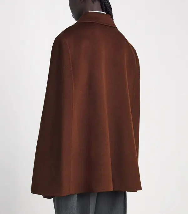 WOLK MORAIS Cashmere Tie-waist Cape