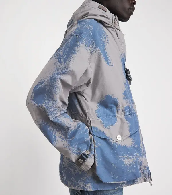 Stone Island Short Hand-painted Parka Jacket