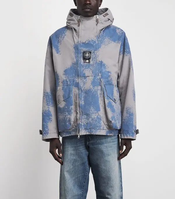 Stone Island Short Hand-painted Parka Jacket