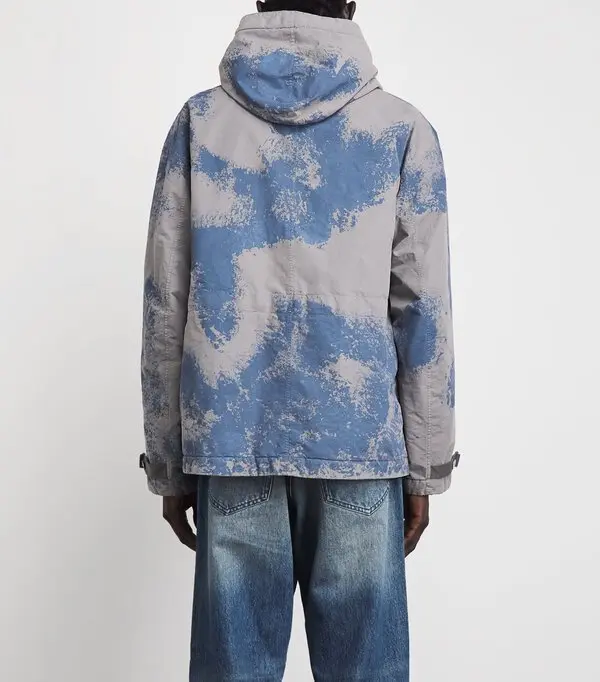 Stone Island Short Hand-painted Parka Jacket