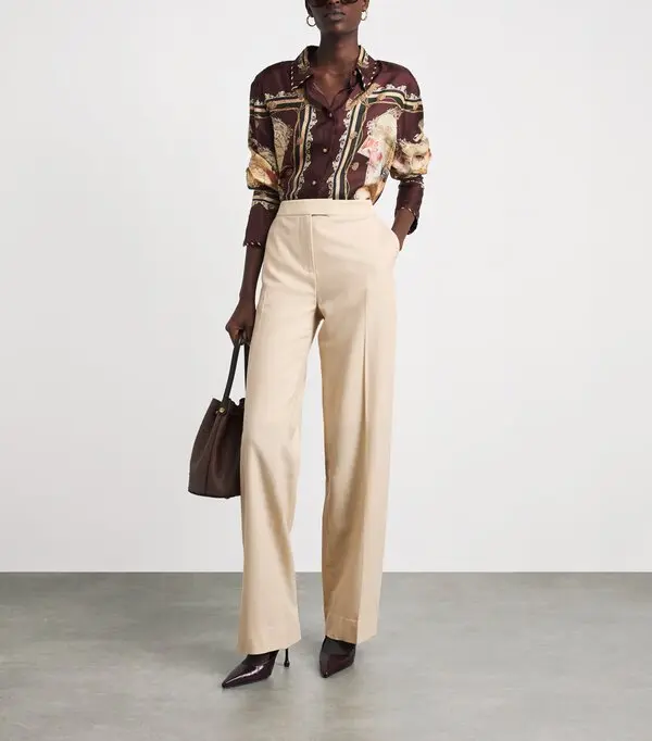Zimmermann Wool Valiant Straight Trousers