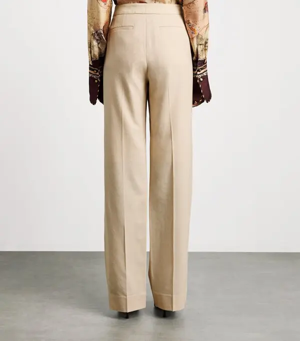 Zimmermann Wool Valiant Straight Trousers