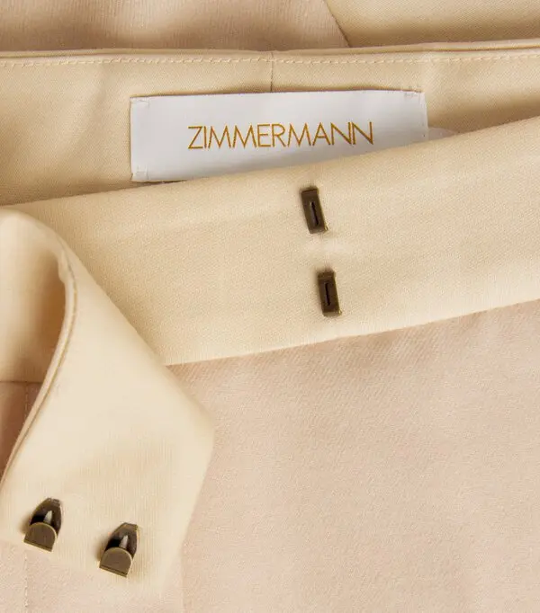 Zimmermann Wool Valiant Straight Trousers